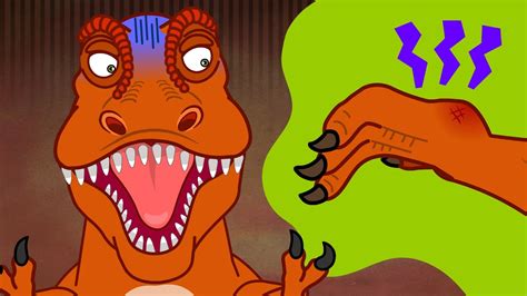 [다이노 구조대] 티라노사우르스가 아파요 1 내 발목을 치료해줘 공룡동화 공룡상식 ★ 지니키즈 Youtube