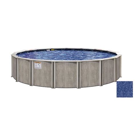 Lomart Industries Aspen Wood 18 Ft Round 54 In Deep Above Ground