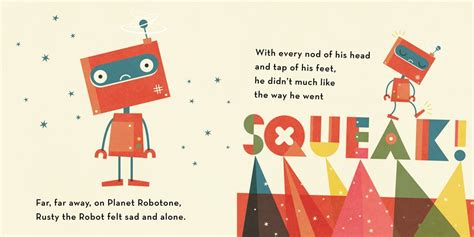 Rusty The Squeaky Robot Wants To Be Your Friend Mom Read It