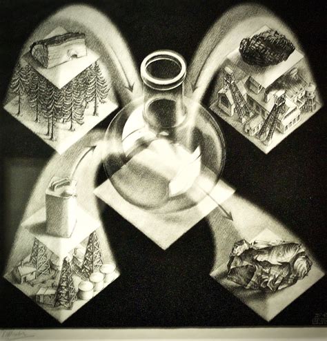 Synthesis 1947 Maurits Cornelis Escher 1898 1972 Flickr