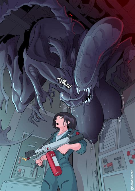 Rule 34 Absurd Res Alien Alien Franchise Areola Ass Big Breasts Big Nipples Black Hair