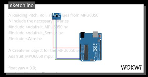 Mpu6050demo04 Wokwi Esp32 Stm32 Arduino Simulator