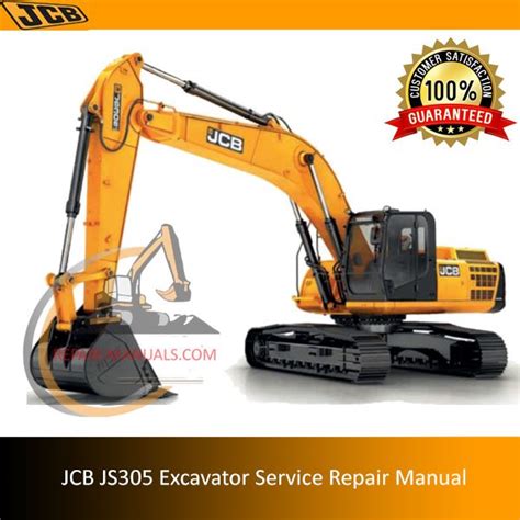 Jcb Js305 Excavator Service Repair Manual