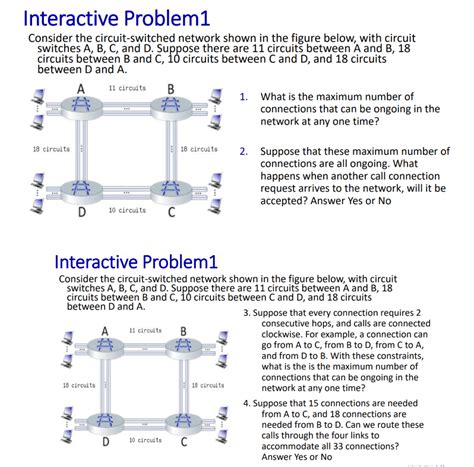 Solved Interactive Problem1 Consider The Circuit Switched