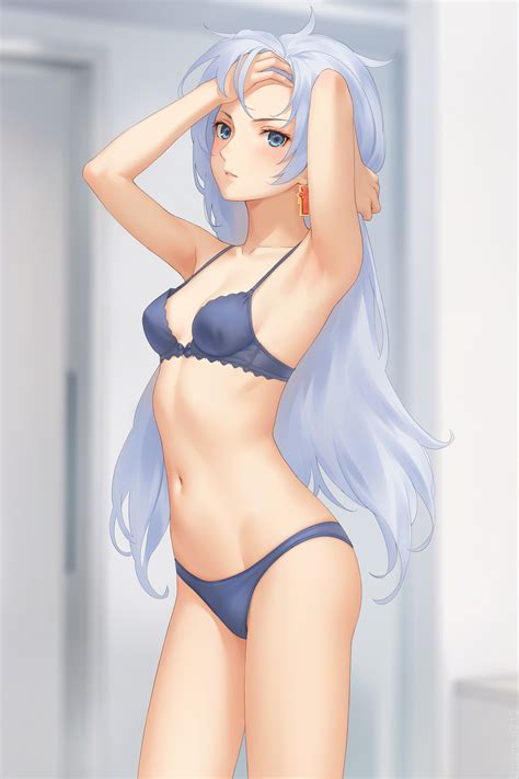rule 34 1girls a xenoblade absurd res adjusting hair armpits arms