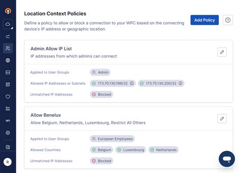 About Location Context Policy