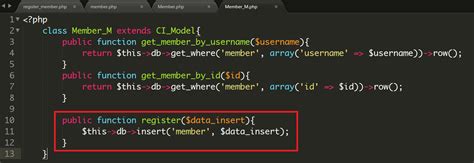 Cara Membuat Register Member Baru Menggunakan Codeigniter Part Kursus Web Programming