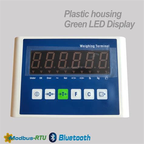 Green LED Display Platform Scale Indicator With Bluetooth Weighing Indicators And Weight