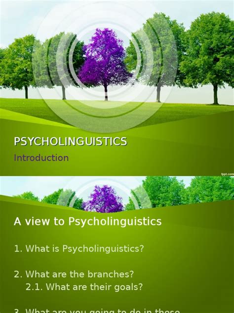Psycholinguistics Introduction Pdf