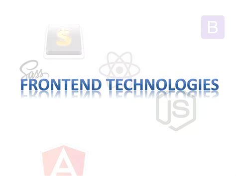 Frontend Technologies Pptx
