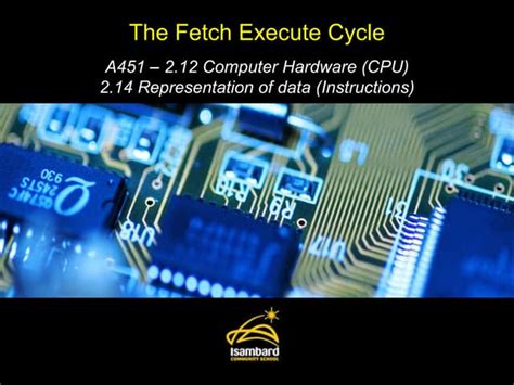Fetch Decode Execute Presentation