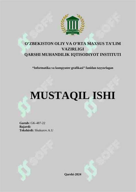 Adobe Photoshop Dasturida Tasvirlar Hosil Qilish Va Ularni Tahrirlash