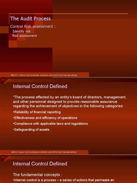 audit process control risk assessment pdf internal control risk