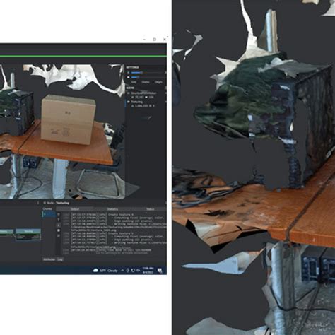 3d reconstruction based on default pipline meshing generated by