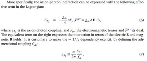Encountered In The Wild The Axion Photon Coupling Is Attracted To Members Of The Same Sex R