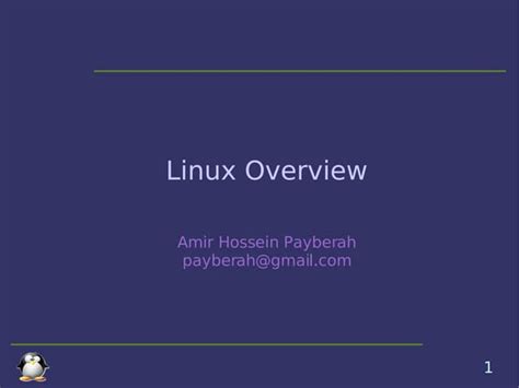 Linux Operating System Ppt Pptx