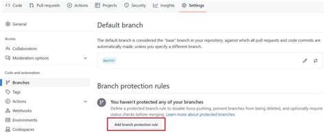 How To Lock Master Branch In GitHub Using Easy Steps CyberITHub