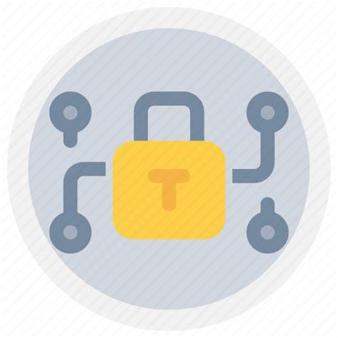 Network Padlocks Secure Security Icon