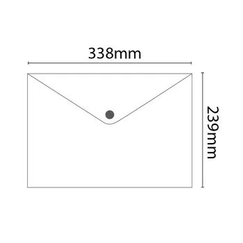 Treeline A4 Carry Folders PVC 180 Micron Assorted Pack 6