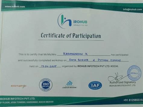 Python Django Datascience Irohub Kochi Learningjourney