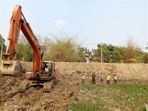 လှည်းကူးမြို့နယ်တွင် ရေကန်အနက်နှိုက်ခြင်းလုပ်ငန်းအား ကွင်းဆင်းစစ်ဆေး