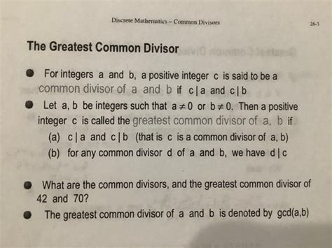 Common Divisors Flashcards Quizlet