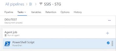 Microsoft SQL Server Integration Services Azure DevOps New Microsoft SSIS Deploy Task