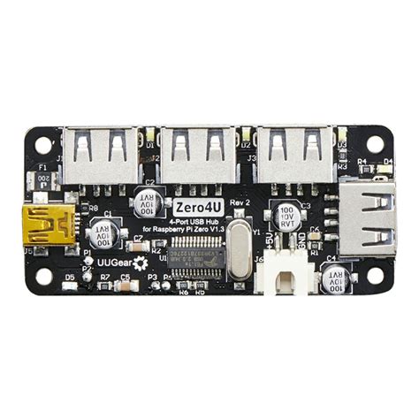 adafruit industries zero4u 4 port usb hub for raspberry pi zero v1 3
