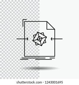 D Document File Object Processing Line Stock Vector Royalty Free Shutterstock