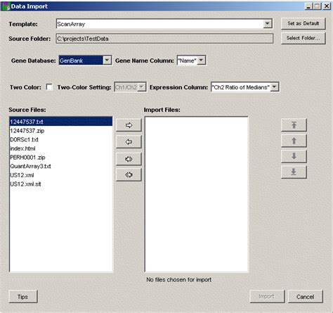 Importing Multiple Files With One Sample Each