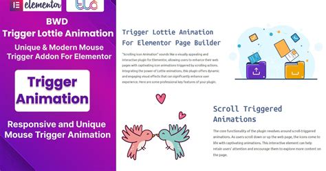 trigger lottie animation addon for elementor wp plugins ft