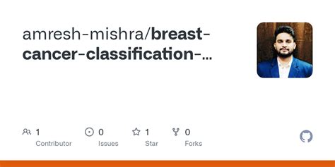 Github Amresh Mishrabreast Cancer Classification Using Neural Network