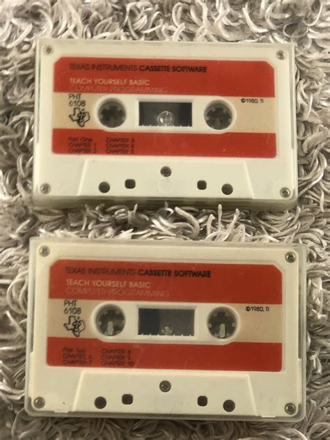 Used Texas Instruments Teach Yourself Basic Computer Programming Cassette Media Ubb Threads
