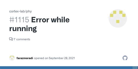 Error While Running Issue Cortex Lab Phy GitHub