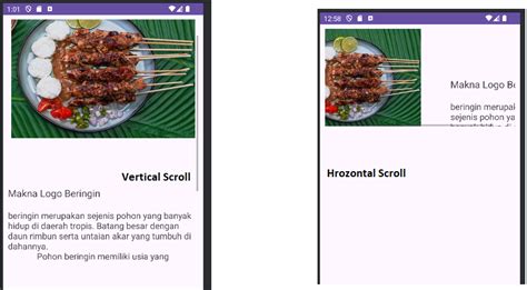 tutorial membuat halaman scroll di android