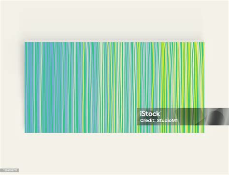 원근에서 불규칙한 수직 선 패턴 줄무늬가있는 기하학적 배경 화면 스레드와 유사한 스트립입니다 표지 디자인 템플릿을 참조하십시오 벡터 그림입니다 0명에 대한 스톡 벡터 아트