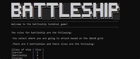 How I Made A Battleship Terminal Game Using Python 3 Final Project