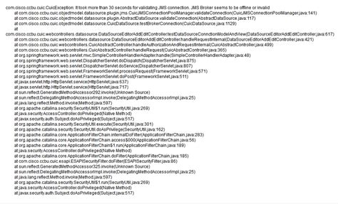 Adding Jms Datasource From Uccx On Cuic Standalone Cisco Community