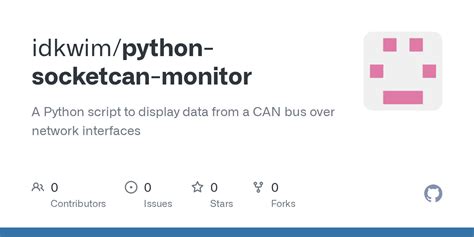 Github Idkwimpython Socketcan Monitor A Python Script To Display