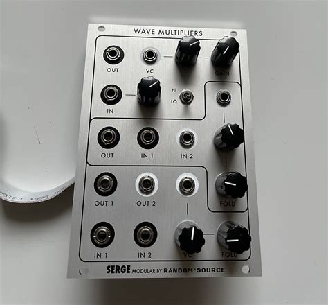 Random Source Serge Wave Multipliers Silver Vcm Reverb