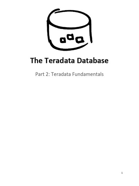 Theteradatadatabasepart2teradatafundamentals Pdf Database