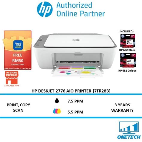 Hp Deskjet Ink Advantage Wireless Printer White Grey White Green Shopee Malaysia