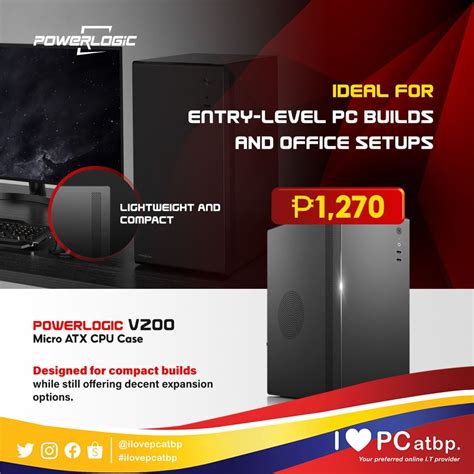 I Love Pc Atbp 🚀 Powerlogic V200 Micro Atx Cpu Case Facebook