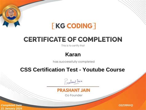 karan yadav on linkedin complete my css course from kgcoding by