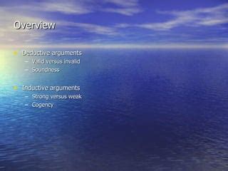 Validity Truth Soundness Strength Cogency PPT