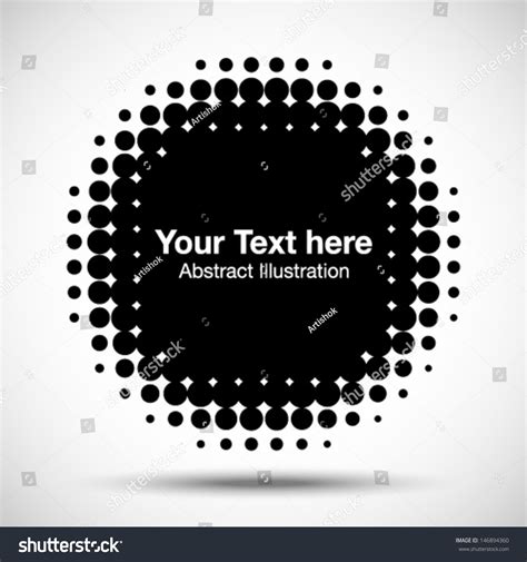 Abstract Halftone Design Element Vector Illustration Stock Vector Royalty Free