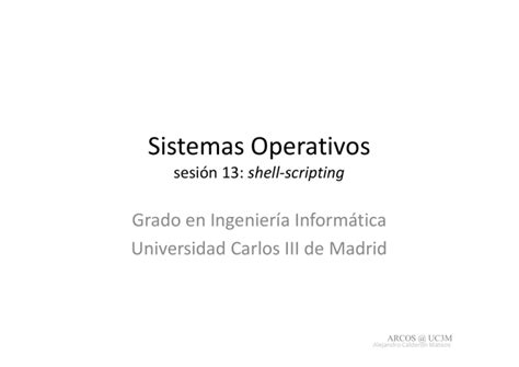 ejemplos de shell scripts arcos