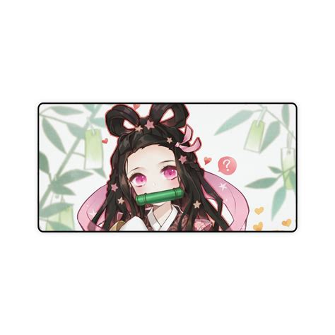 Nezuko Cute Kimetsu No Yaiba Mouse Pad Desk Mat