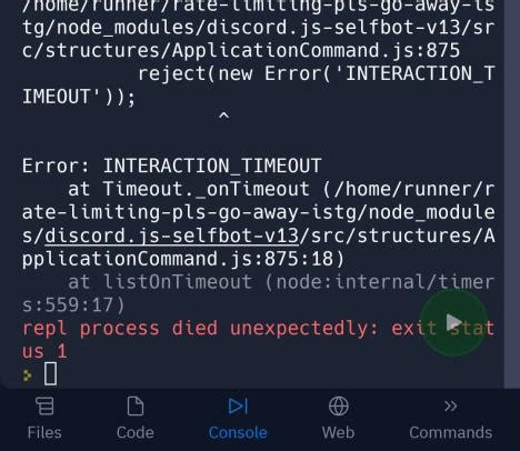 Error While Clicking Buttons Aiko Chan Ai Discord Js Selfbot V13 Discussion 356 GitHub