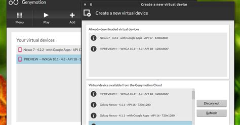 Cross Platform Android X Emulator Genymotion Sees New Release Web Upd Ubuntu Linux Blog